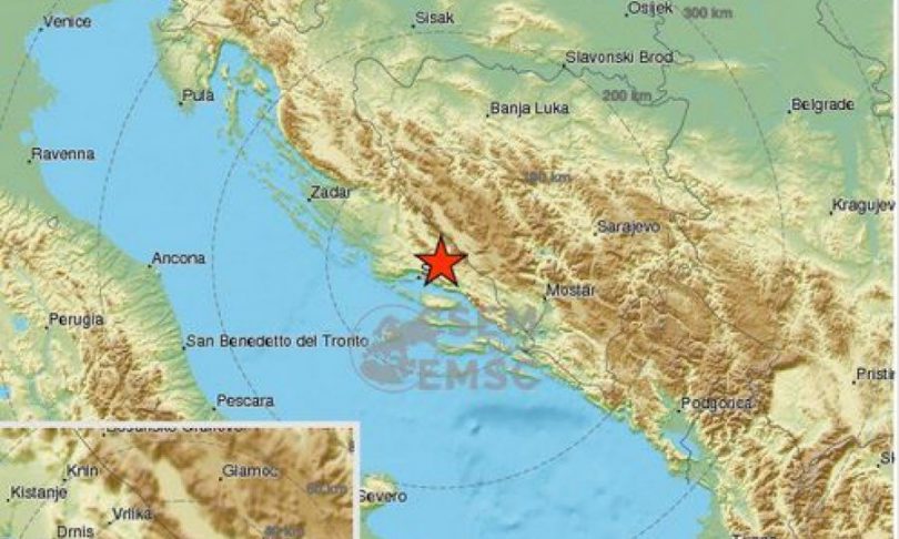 Potres jačine 3,6 Richtera pogodio splitsko područje - Jabuka.tv