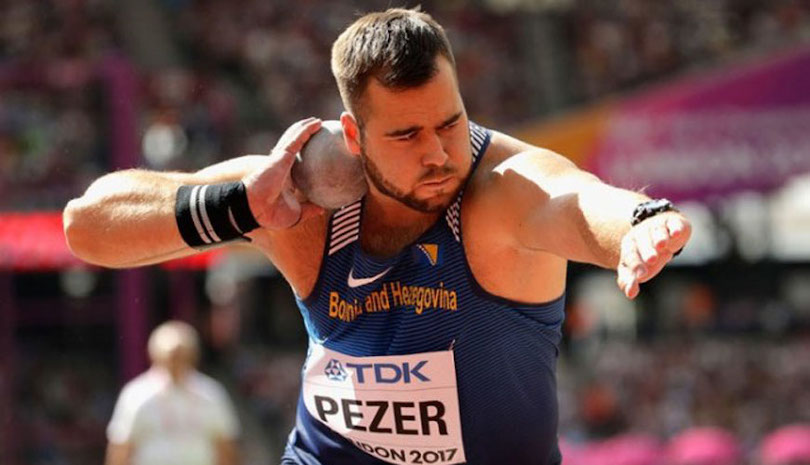 Mesud Pezer postavio novi državni rekord u bacanju kugle - Jabuka.tv