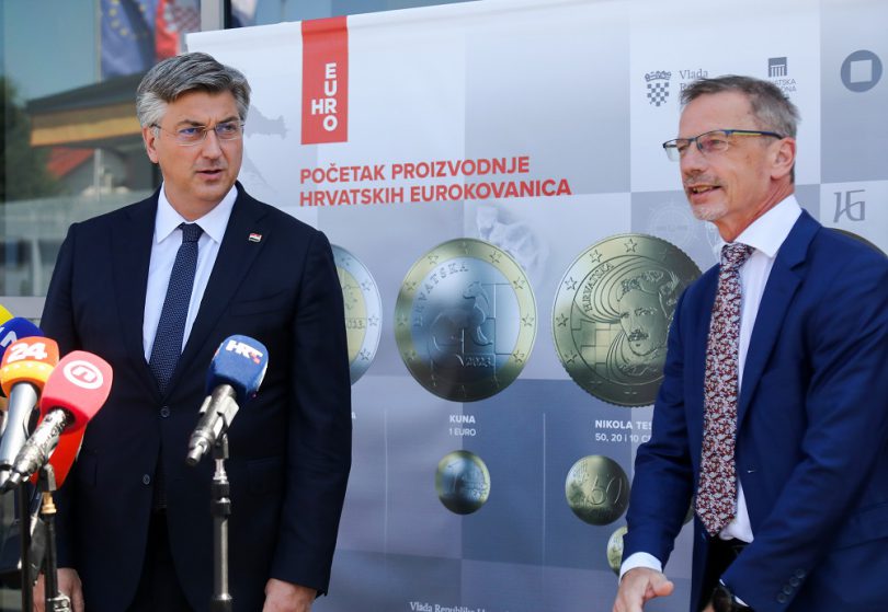 Pogledajte kako izgledaju prve hrvatske kovanice eura - Jabuka.tv