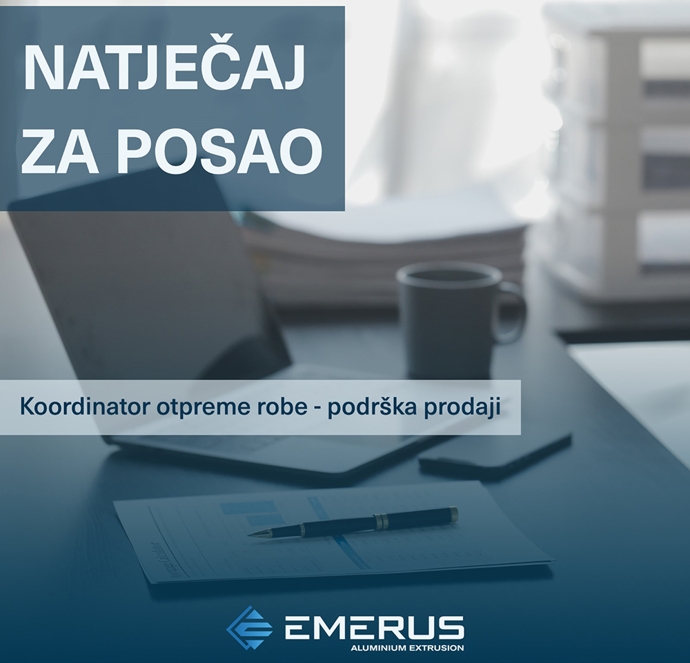 Emerus raspisuje natječaj za posao - Jabuka.tv