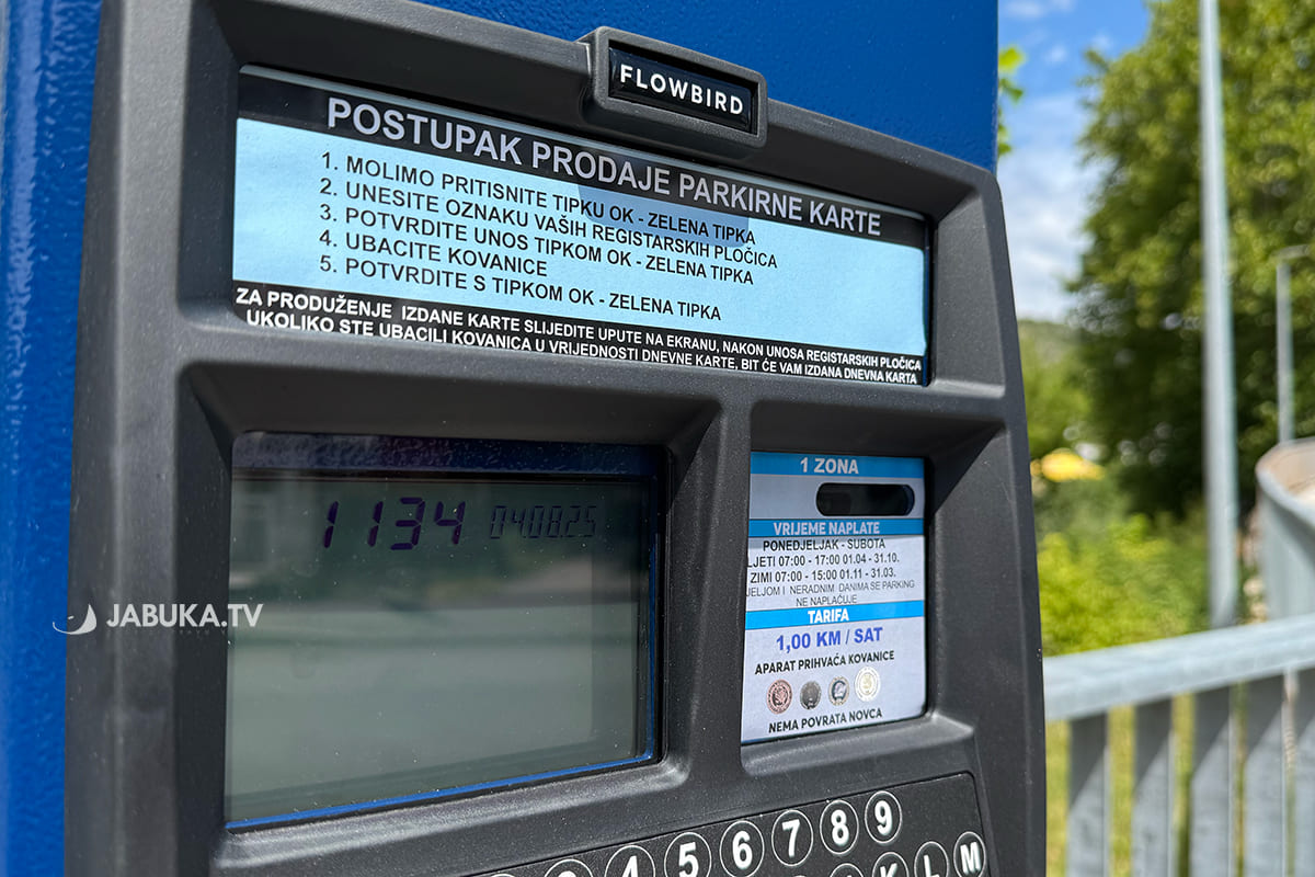 Kako platiti parking u Širokom Brijegu? - Jabuka.tv