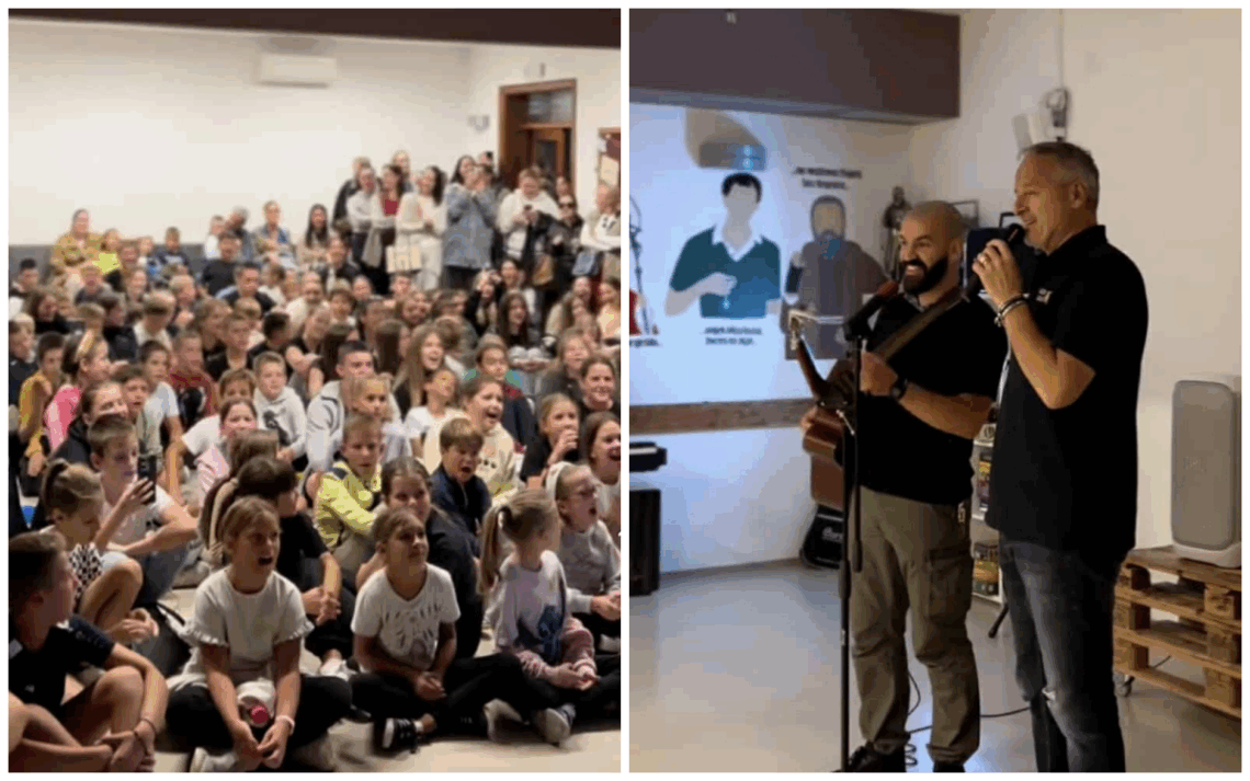 Kad župnik slavi: Djeca mu pripremila iznenađenje, a on njima doveo ...