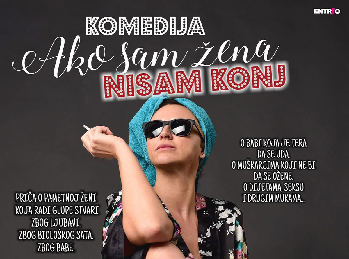 Hit komedija “Ako sam žena, nisam konj” u Mostaru i Sarajevu - Jabuka.tv