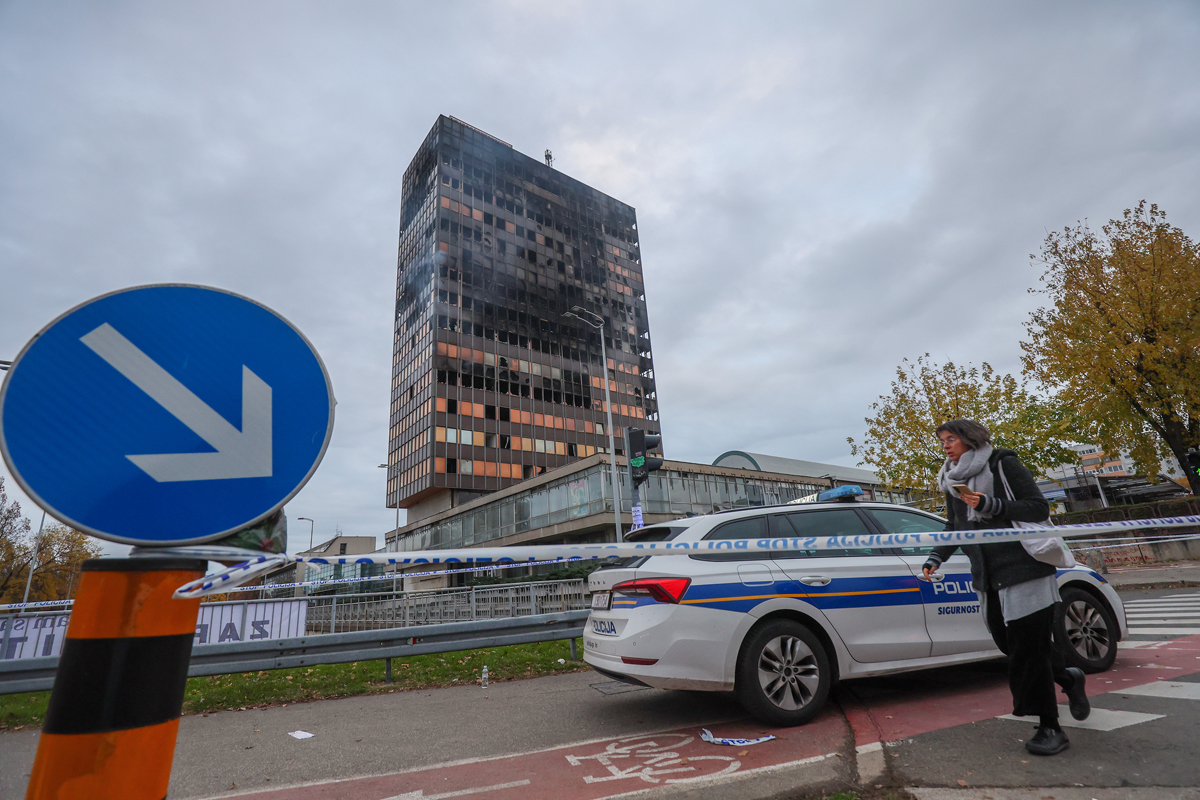 Ovako izgleda zagrebački Vjesnik nakon velikog požara - Jabuka.tv