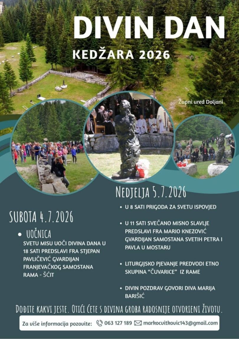 Tradicionalno obilježavanje “Divinog dana” na Kedžari - Jabuka.tv