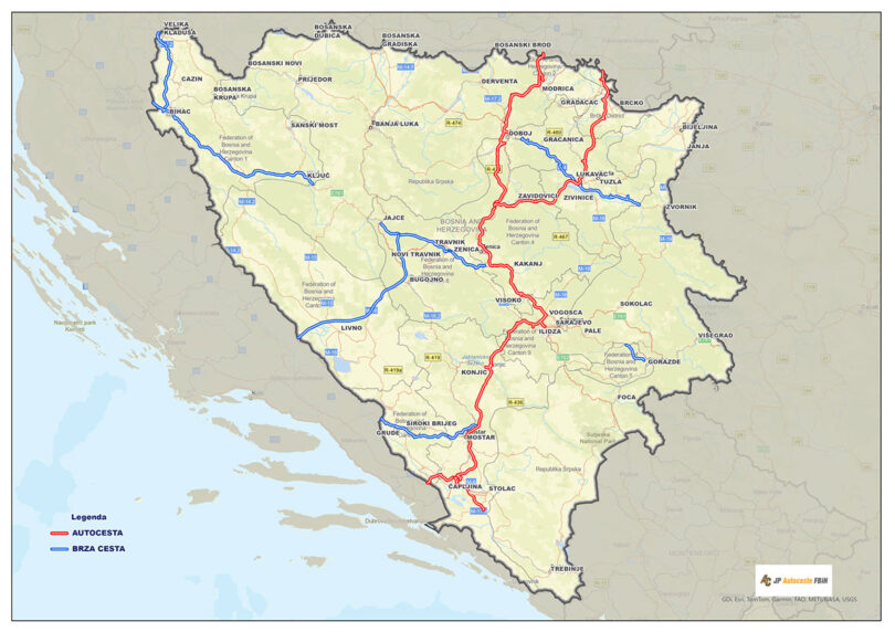 Brza cesta Mostar – Široki Brijeg – Grude: Projekt vrijedan gotovo ...