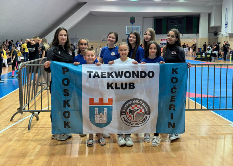 TKD “Poskok” Kočerin osvojio pet medalja na turniru u Zadru - Jabuka.tv